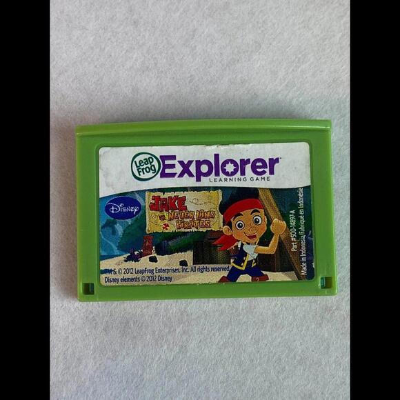 Toys | Leapfrog Explorer Learning Game Disney Jake Never Land Pirates ...